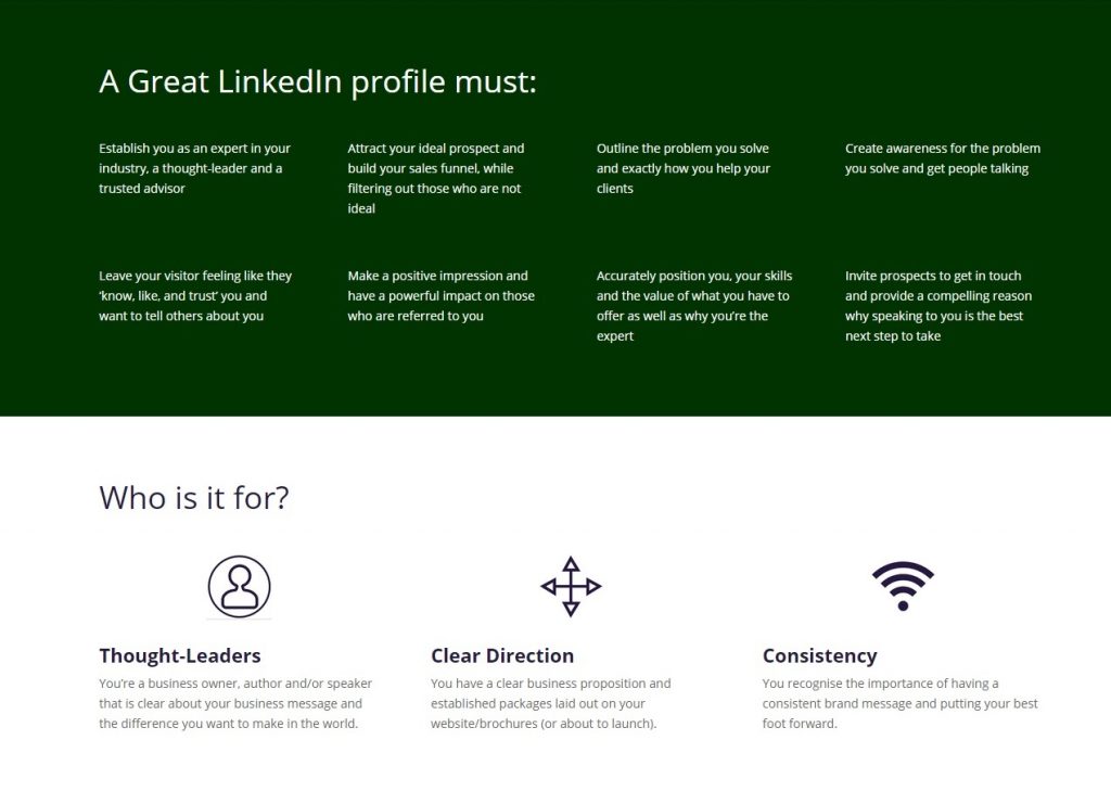 We create engaging LinkedIn profiles that convert leads into sales ...