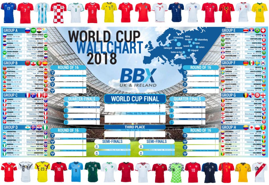 BBX World Cup Wall Chart - Download yours now | BBX UK