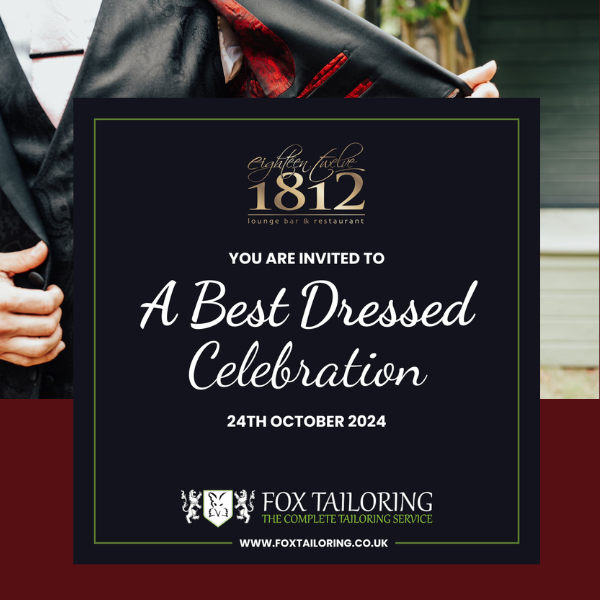 Get Ready To Dress To Impress with Fox Tailoring Event - 24 October ...